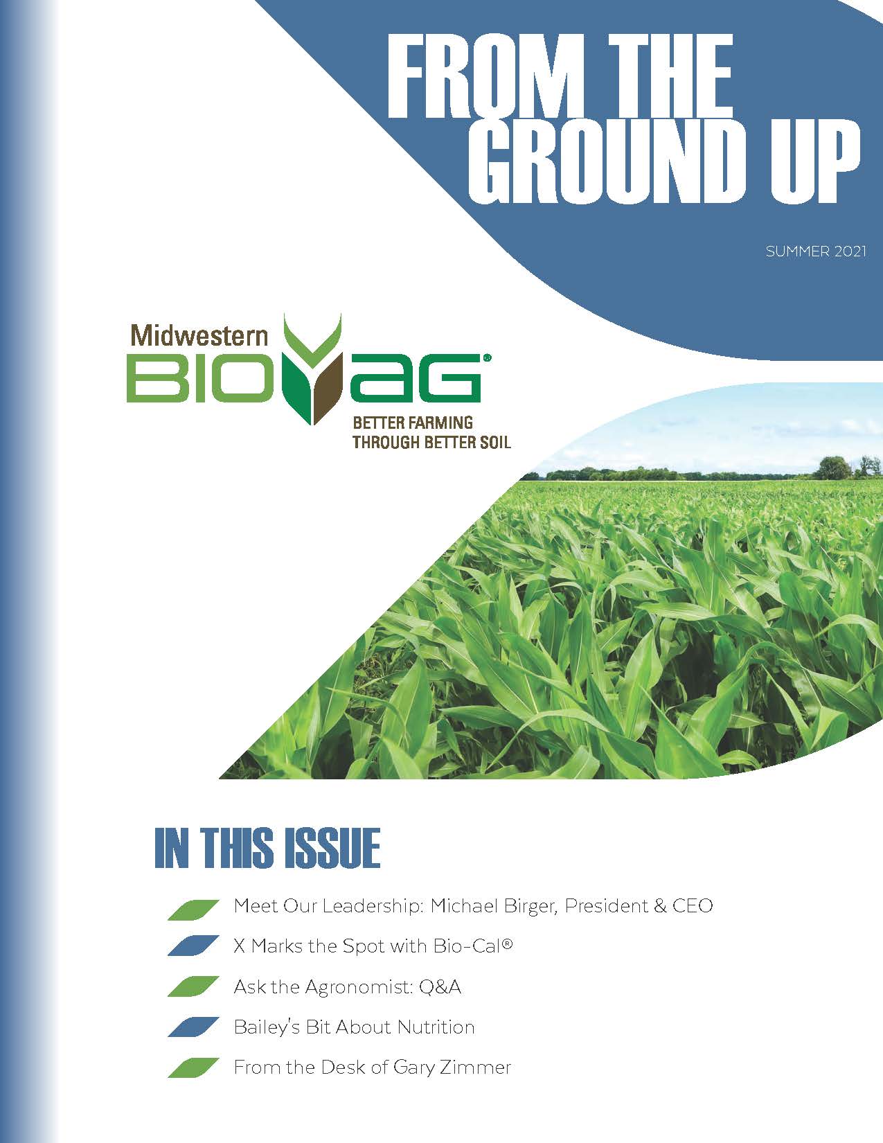 From the Ground Up | Summer 2021 - Midwestern BioAg